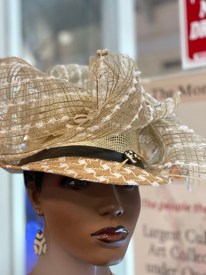 Black Stingy Brim Hat African Hat Ethnic Hat Wedding Hat - Etsy