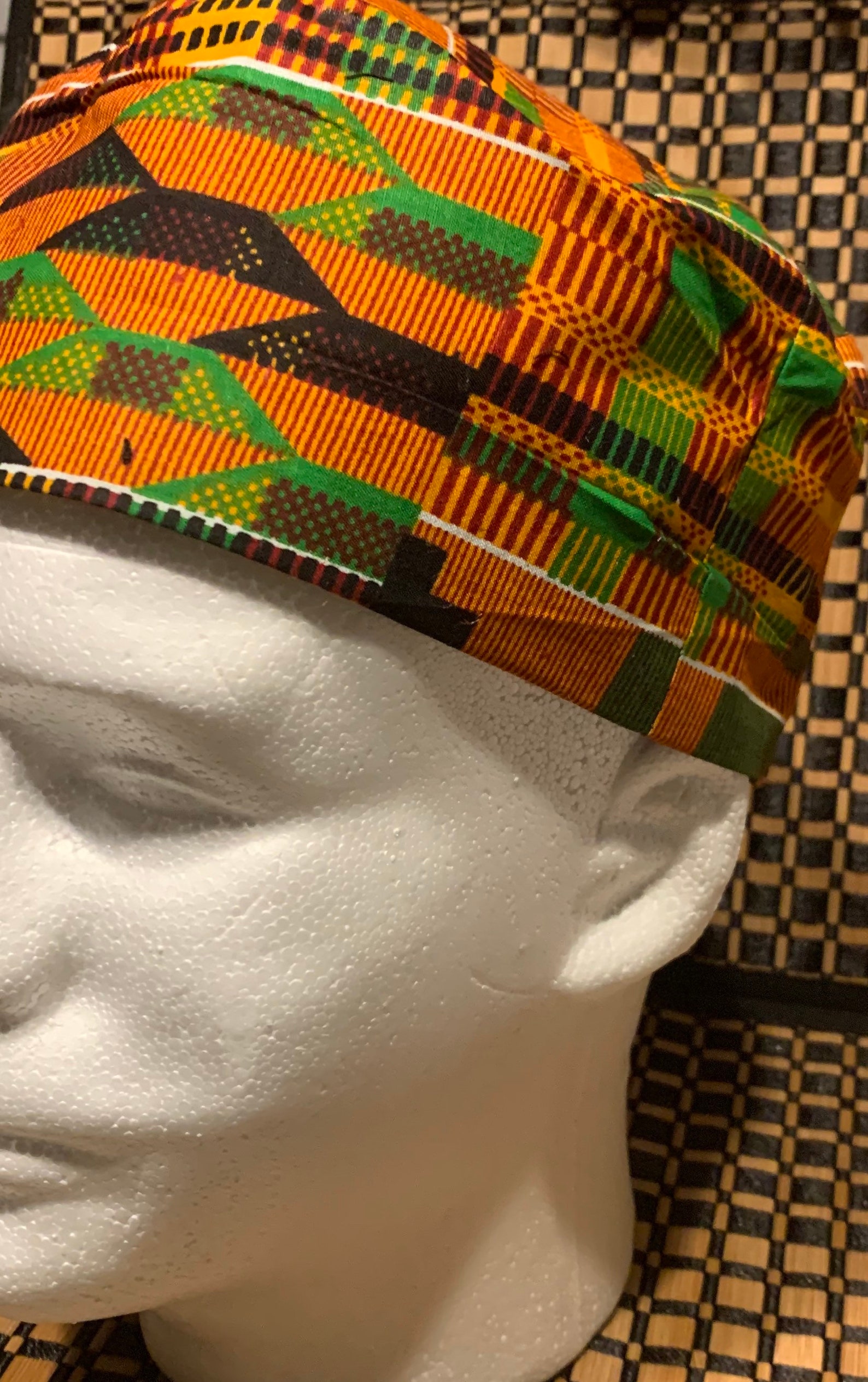 African Hat, African Kufi, Kente Cloth Kufi, African Unisex Hat ...