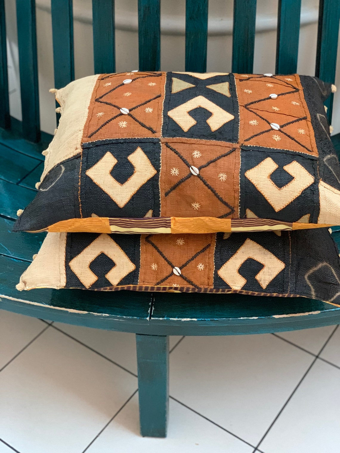 African Home Décor Art Pillows Kente Cloth Pillows African | Etsy
