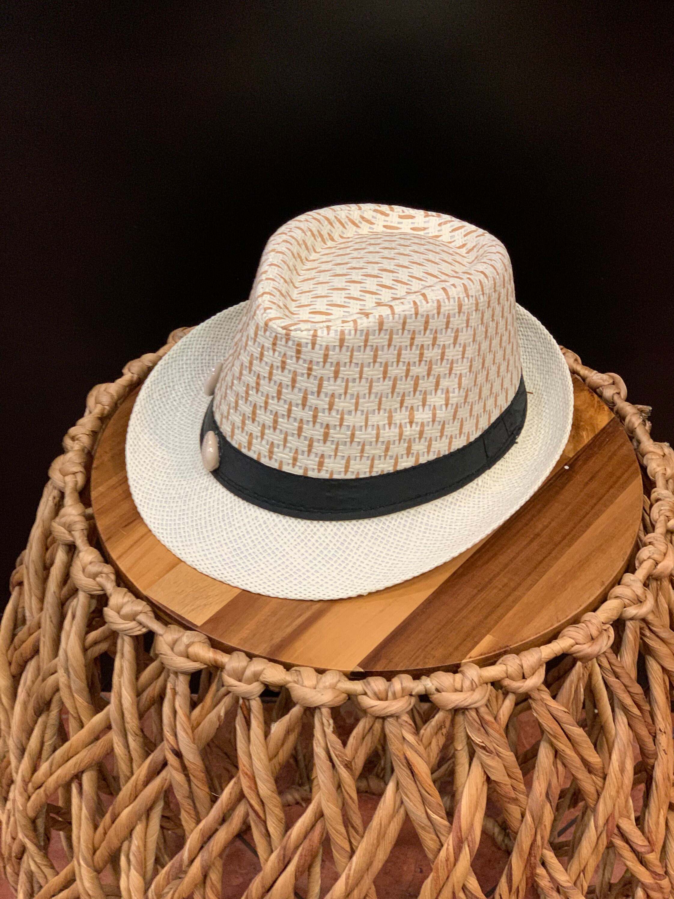 African Fedora Hat African Cowrie Shell Fedora Fedora Hat | Etsy