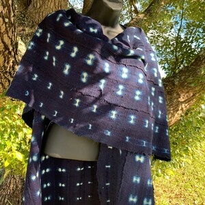 Indigo Shrug, Indigo Poncho, Indigo Shawl, African Poncho, African ...