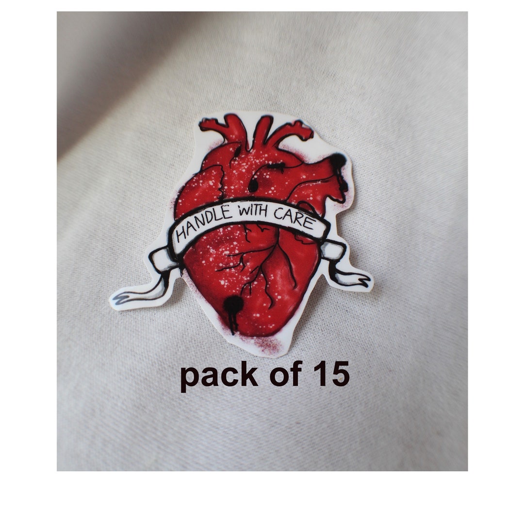 Heart Vinyl Sticker/heart Mailing Sticker/graffiti Heart Sticker/heart ...