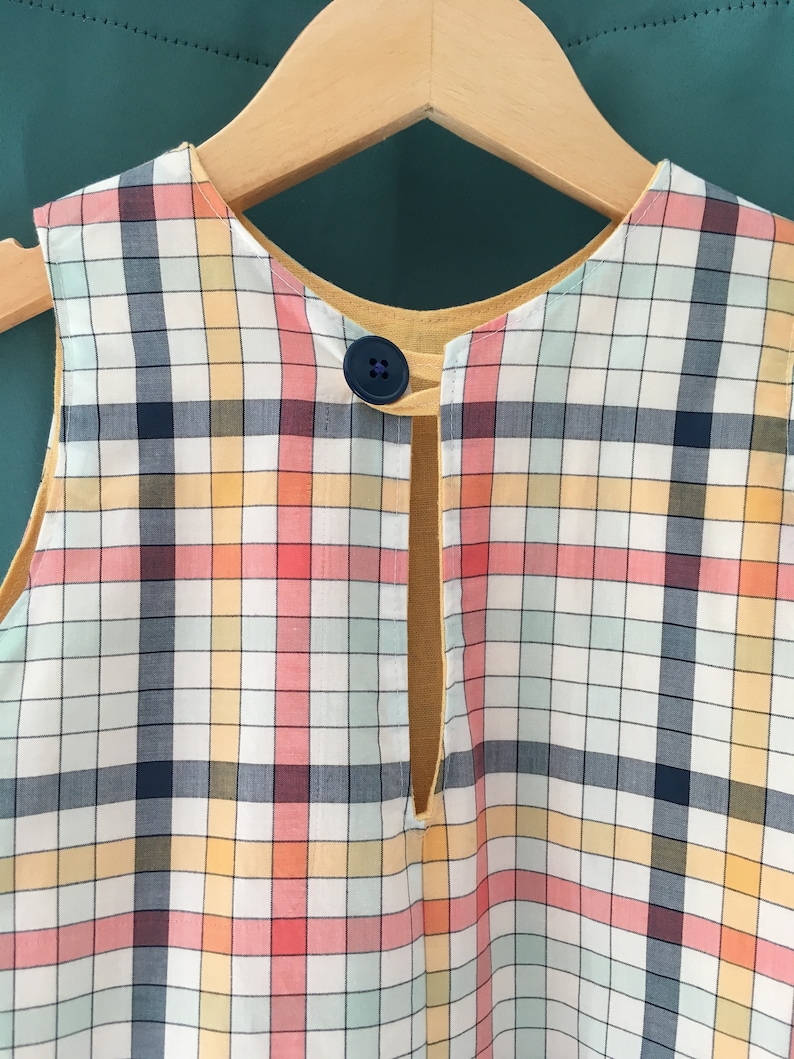 Girls' A-line Dress/jumper 100% Cotton & Fully Lined Size 6 - Etsy