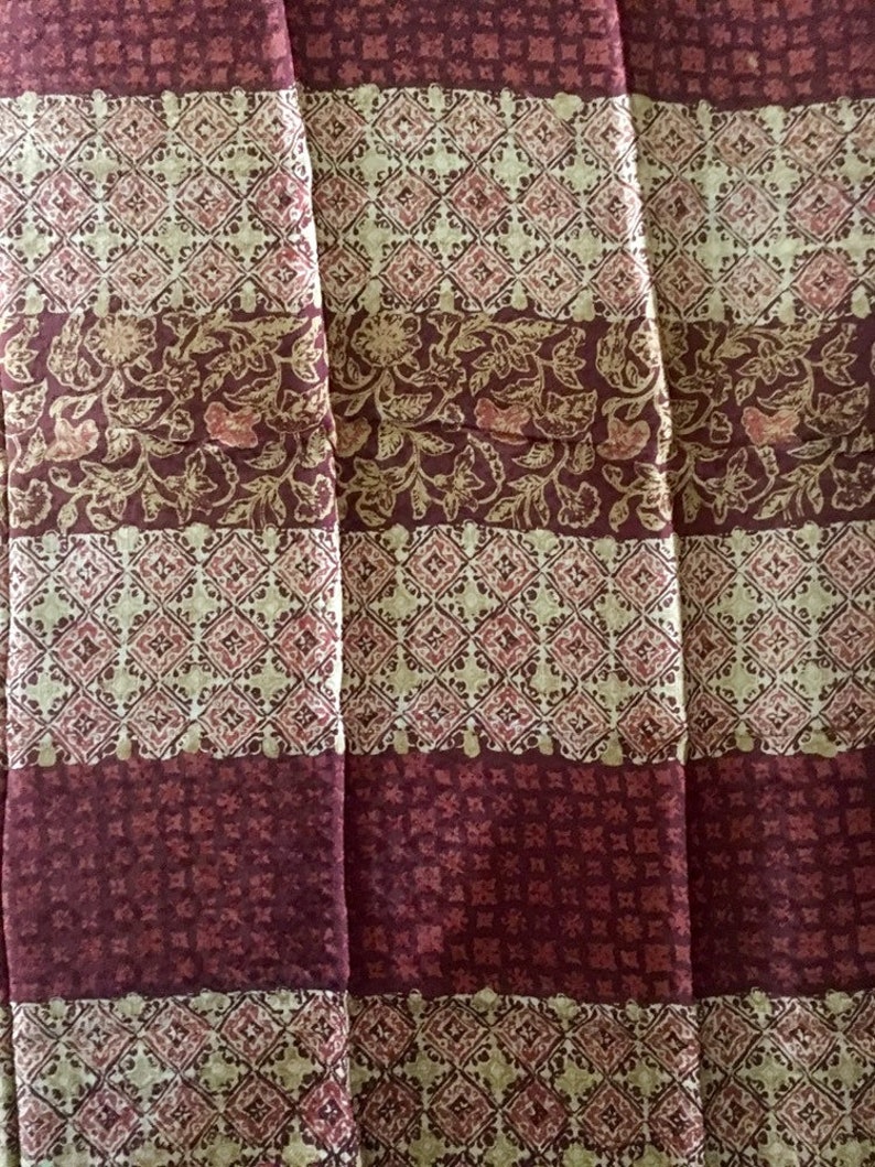 Floral Viscose Batik -gold-dressmaking Fabric-viscose Cloth-indonesian ...