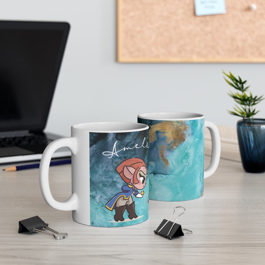 Captain Amelia Cute (treasure Planet) Ceramic Mug 11oz, Amelia Cute ...