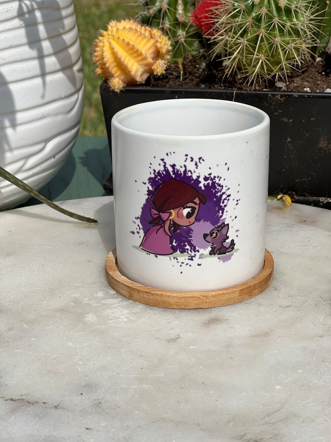 Shanti and Rama (the Jungle Book) Succulent Pot, Disney Princesses ...