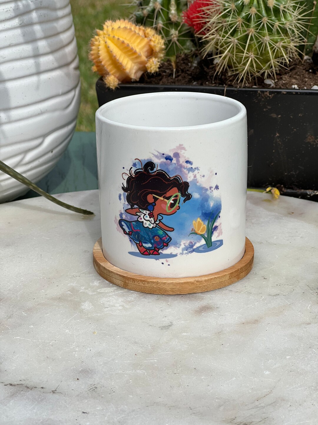 Mirabel (encanto) Succulent Pot, Disney Princesses Succulents Pots ...