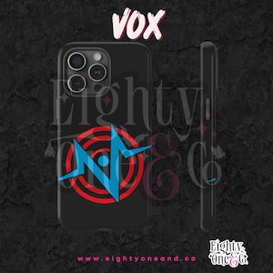 Vox Phone Case Vox Fan Art Vox's Phone Fanart TV Demon Vox Hazbin Hotel ...