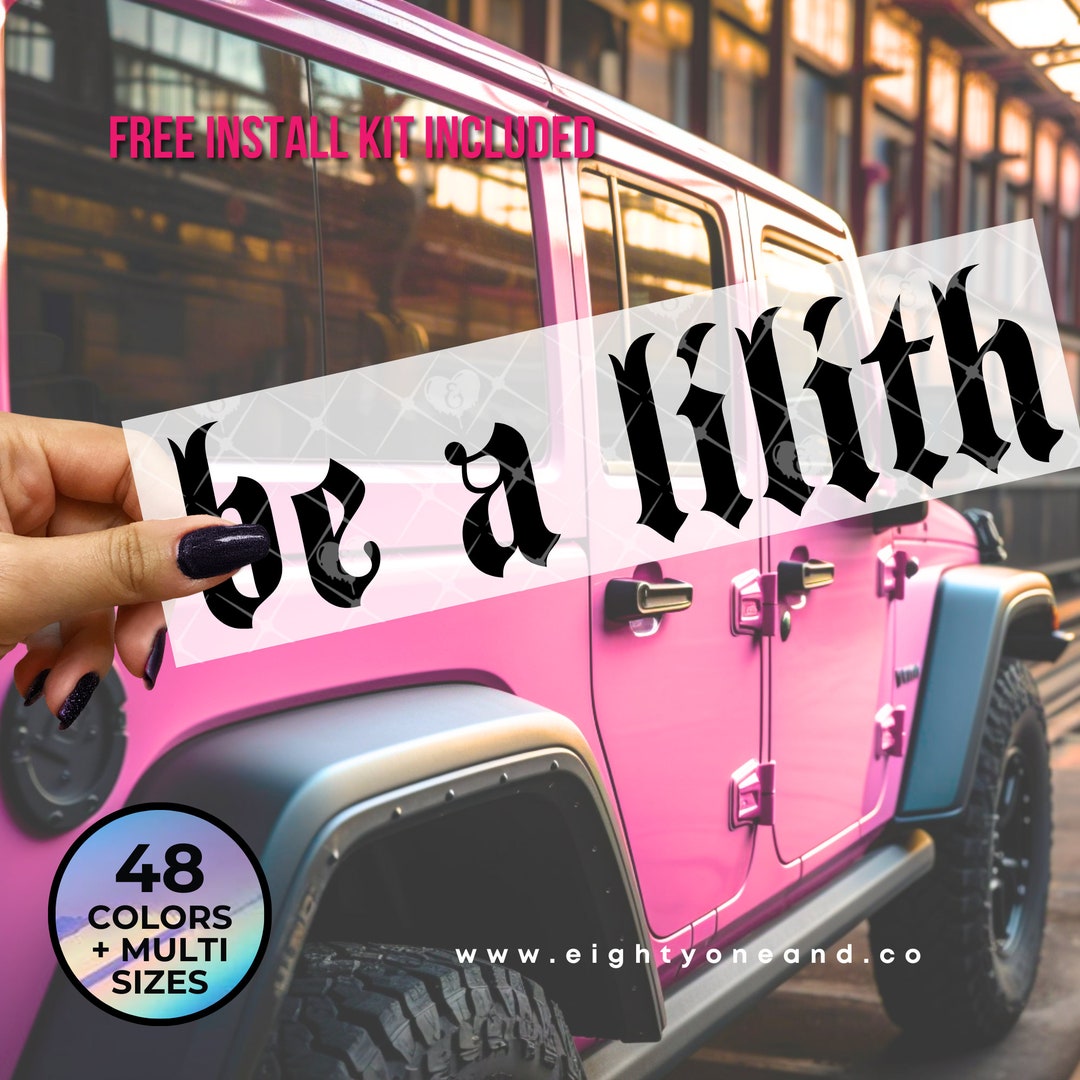 Be a Lilith Pact With Lilith Lilith and Eve Decal Stay Feral Sticker ...