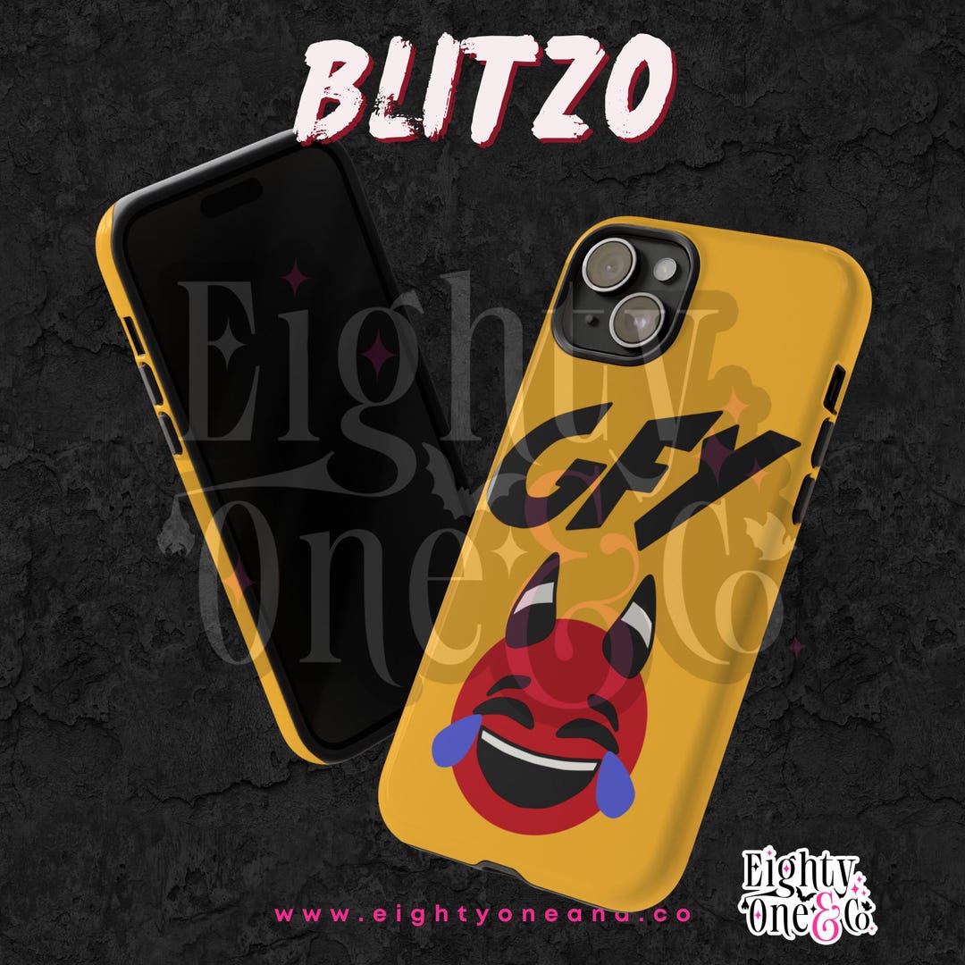 Phone Case Blitzo Fan Art for Helluva Boss Fans iPhone Cover Cosplay ...