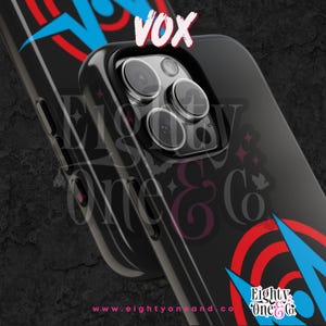 Vox Phone Case Vox Fan Art Vox's Phone Fanart TV Demon Vox Hazbin Hotel ...