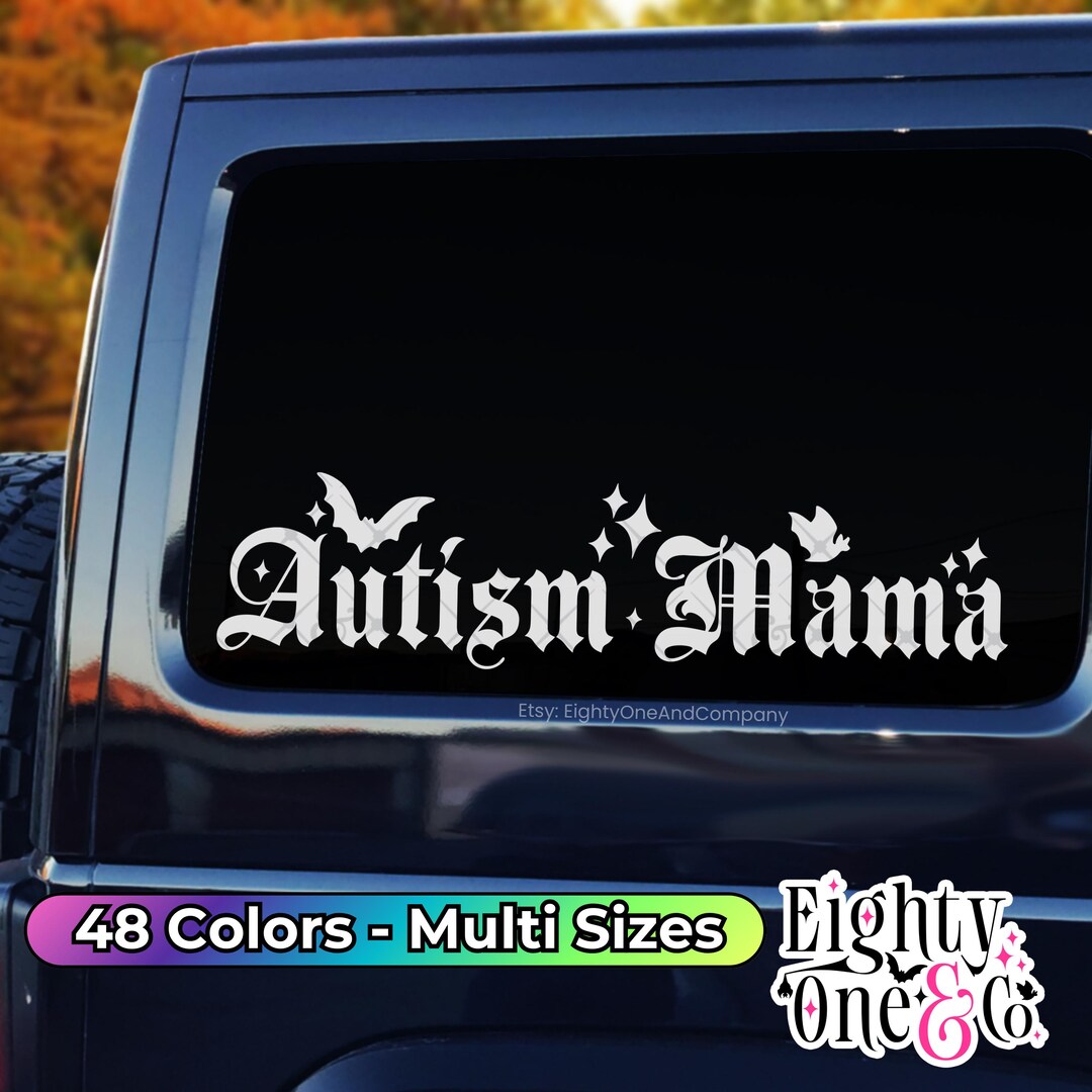 Autism Mama Decal Autism Mama Sticker Autism Mom Autism Mom Car Decal ...