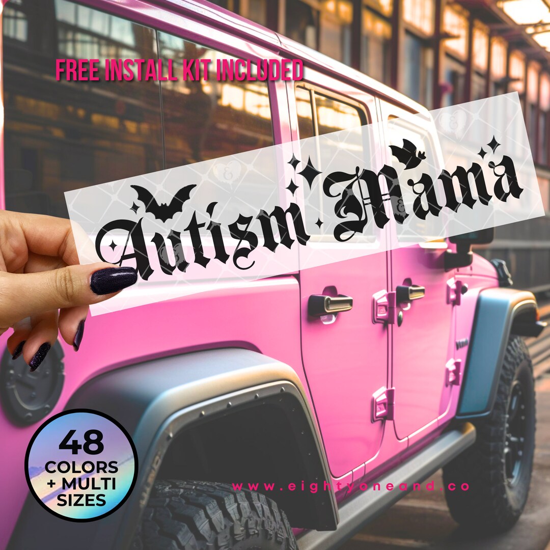 Autism Mama Decal Autism Mama Sticker Autism Mom Autism Mom Car Decal ...