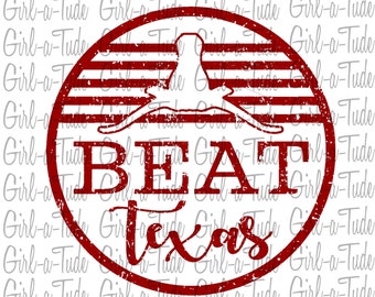 Beat Texas Svg | Etsy