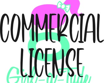COMMERCIAL LICENSE for Digital Vector Template - Etsy