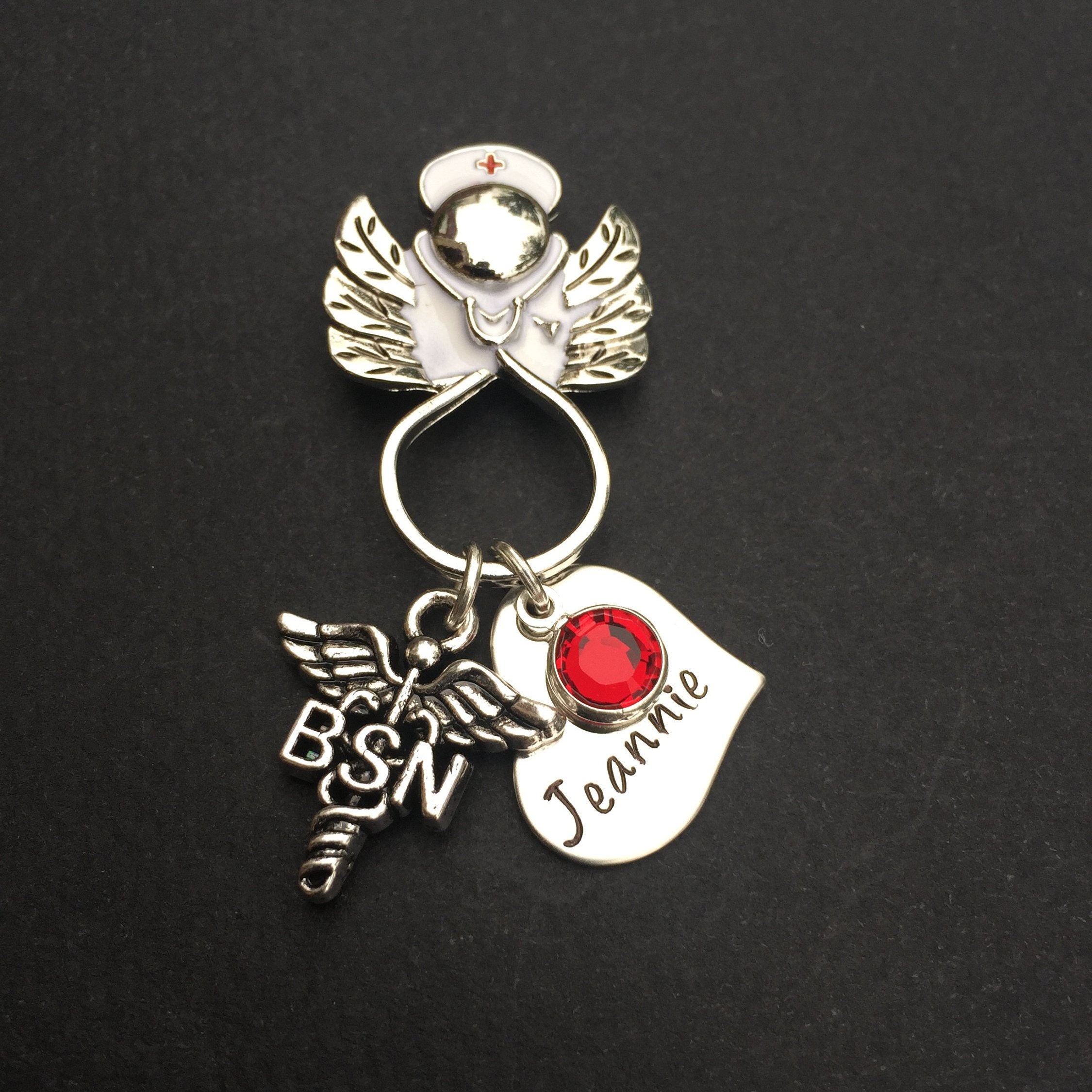 Personalized Nursing Pin / LPN BSN RN / Nurse Pin / Nursing Student ...