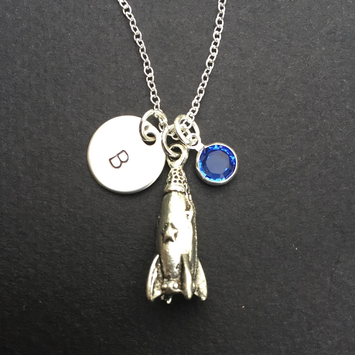 Rocket Necklace Rocket Pendant Rocket Charm Necklace - Etsy