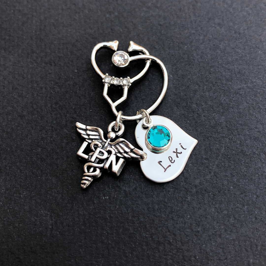 Personalized Nursing Pin / LPN BSN RN Lvn Np / Nurse Pin / Nursing ...