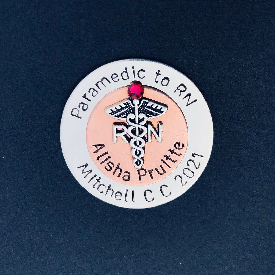 Personalized Nursing Pin / LPN BSN RN / Nurse Pin / Nursing Student ...