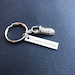 Hand Stamped Keychain, Running Buddy Keychain, Runners Keychain, Gift ...