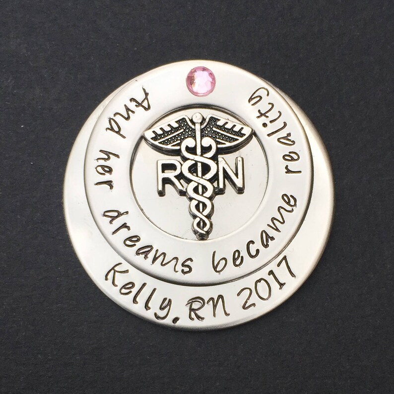 Personalized Nursing Pin / RN Pin / Nursing Student / Nursing Pinning ...