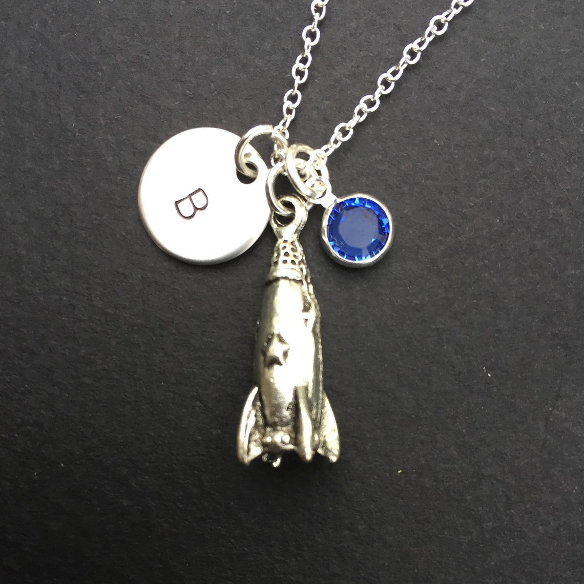 Rocket Necklace Rocket Pendant Rocket Charm Necklace - Etsy