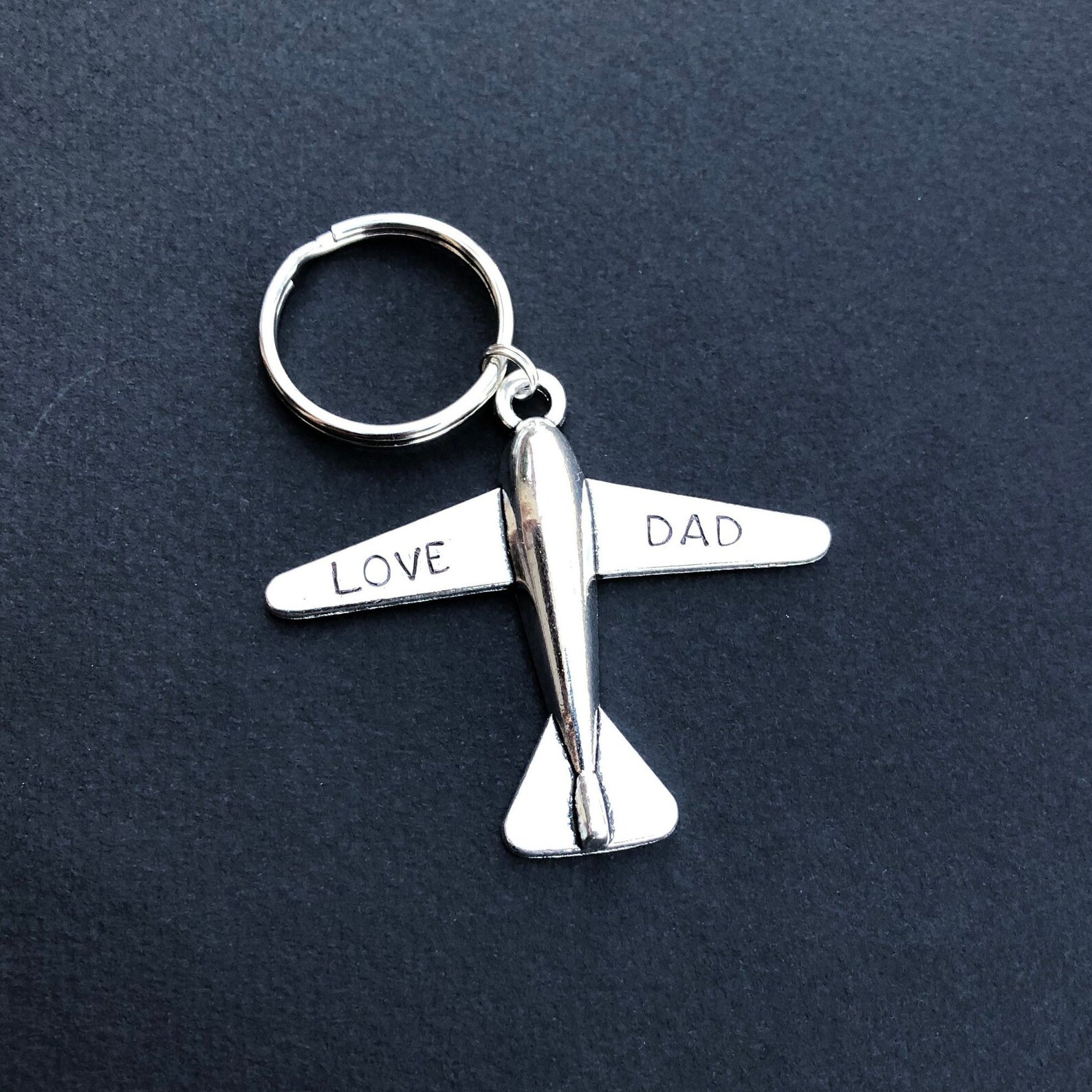 Plane Keychain Pilot Gift Airplane Keychain Airplane - Etsy