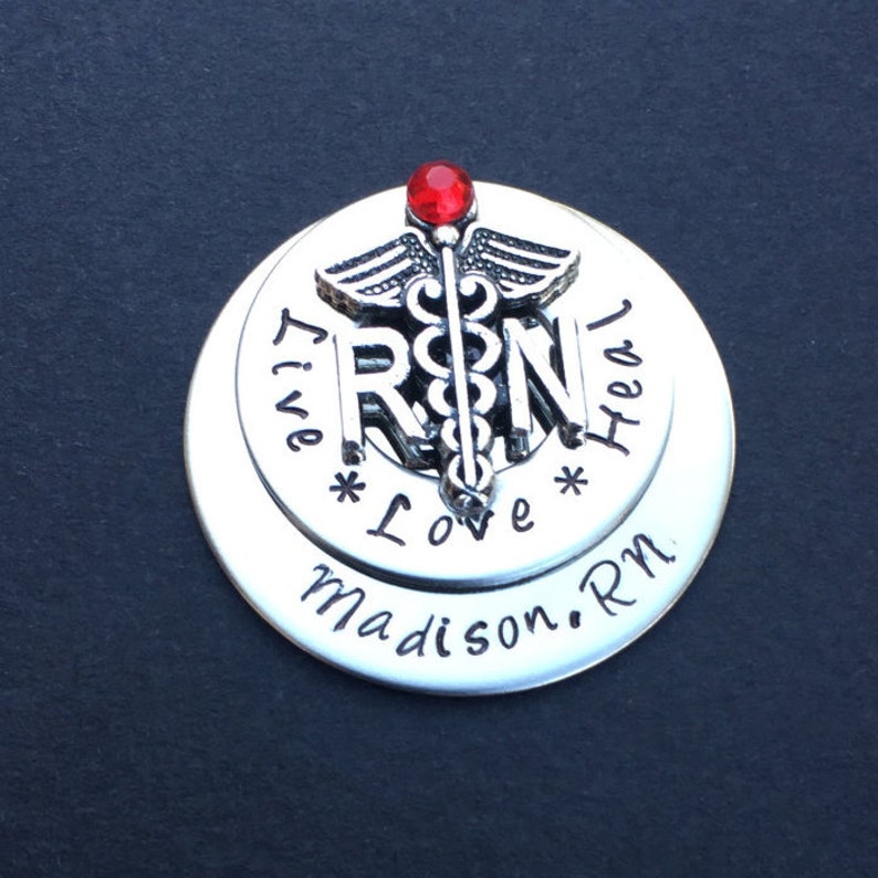 Personalized Nursing pin / LPN BSN RN / Nurse pin / Nursing | Etsy