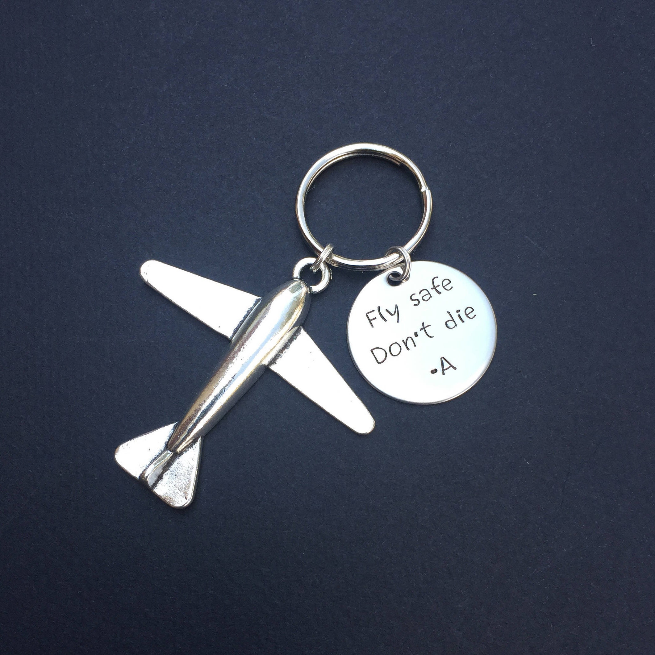 Fly Safe Keychain Fly Safe Don't Die Pilot Gift | Etsy