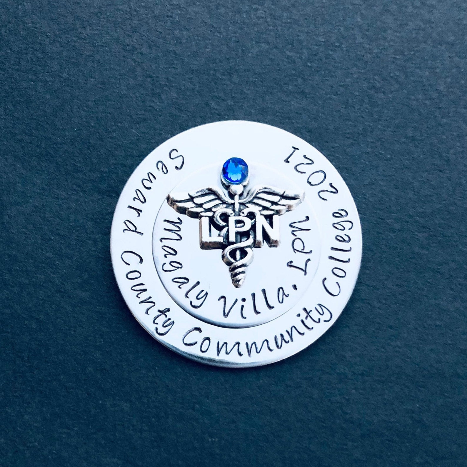 Personalized Nursing Pin / LPN BSN RN / Nurse Pin / Nursing | Etsy