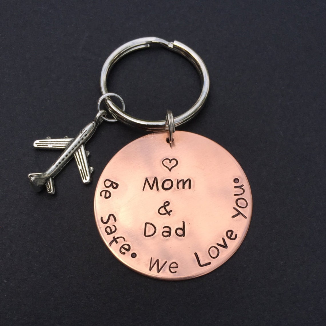 Be Safe. We Love You. Key Chain Gift for Son or Daughter - Etsy