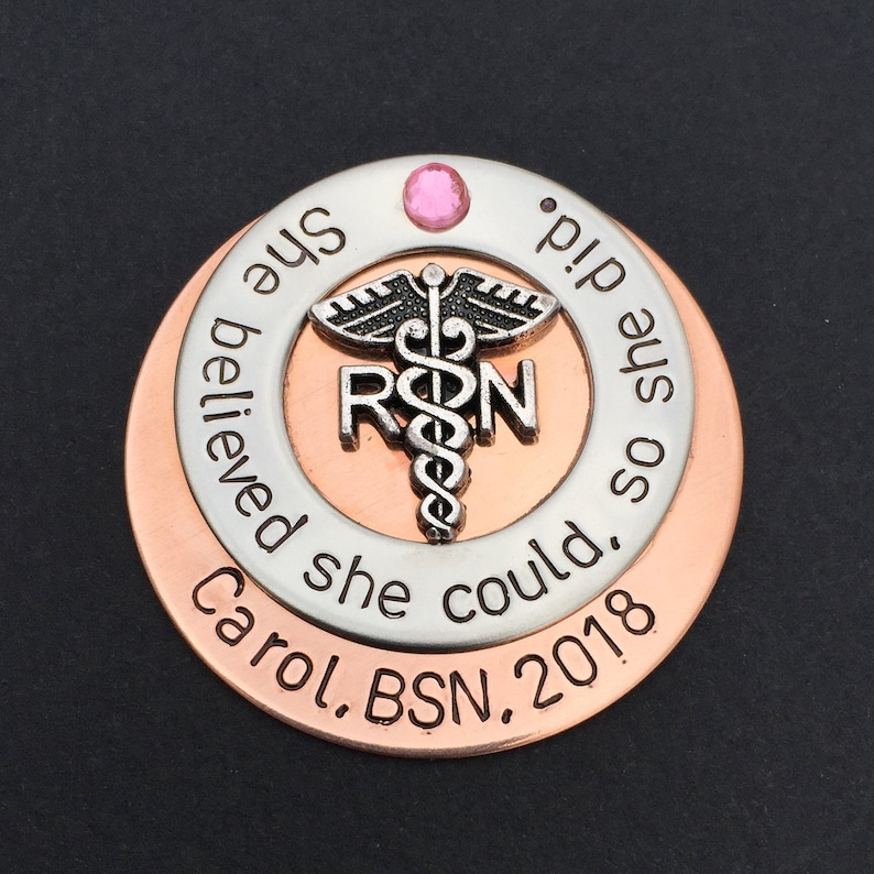 Personalized Nursing Pin / RN Pin / Nursing Student / Nursing - Etsy
