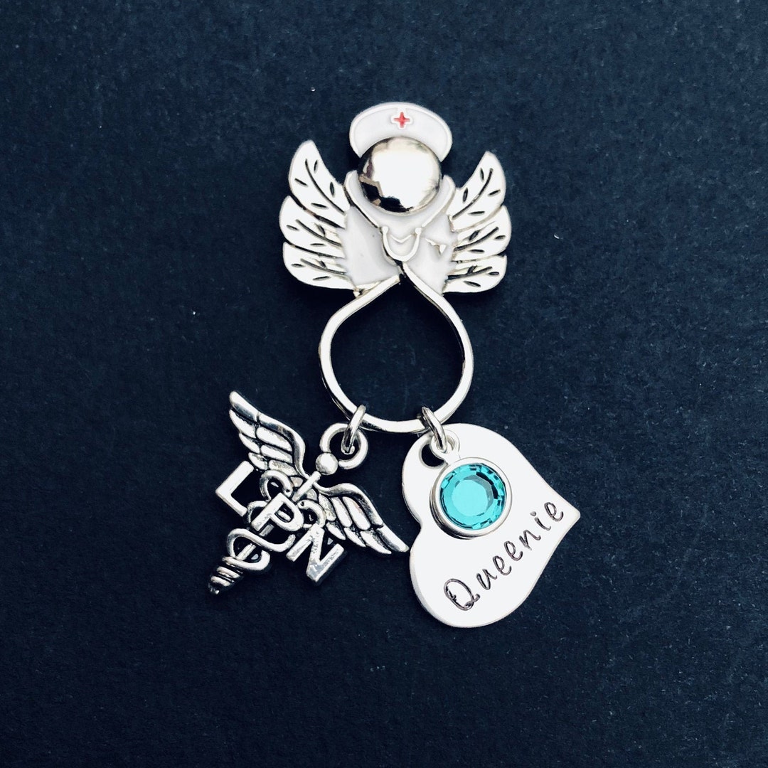 Personalized Nursing Pin / LPN BSN RN / Nurse Pin / Nursing Student ...
