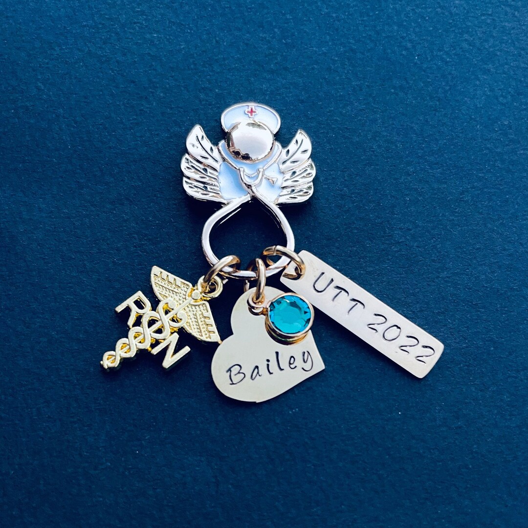 Personalized Nursing Pin / RN BSN LPN Lvn/ Nurse Pin / Nursing Student ...