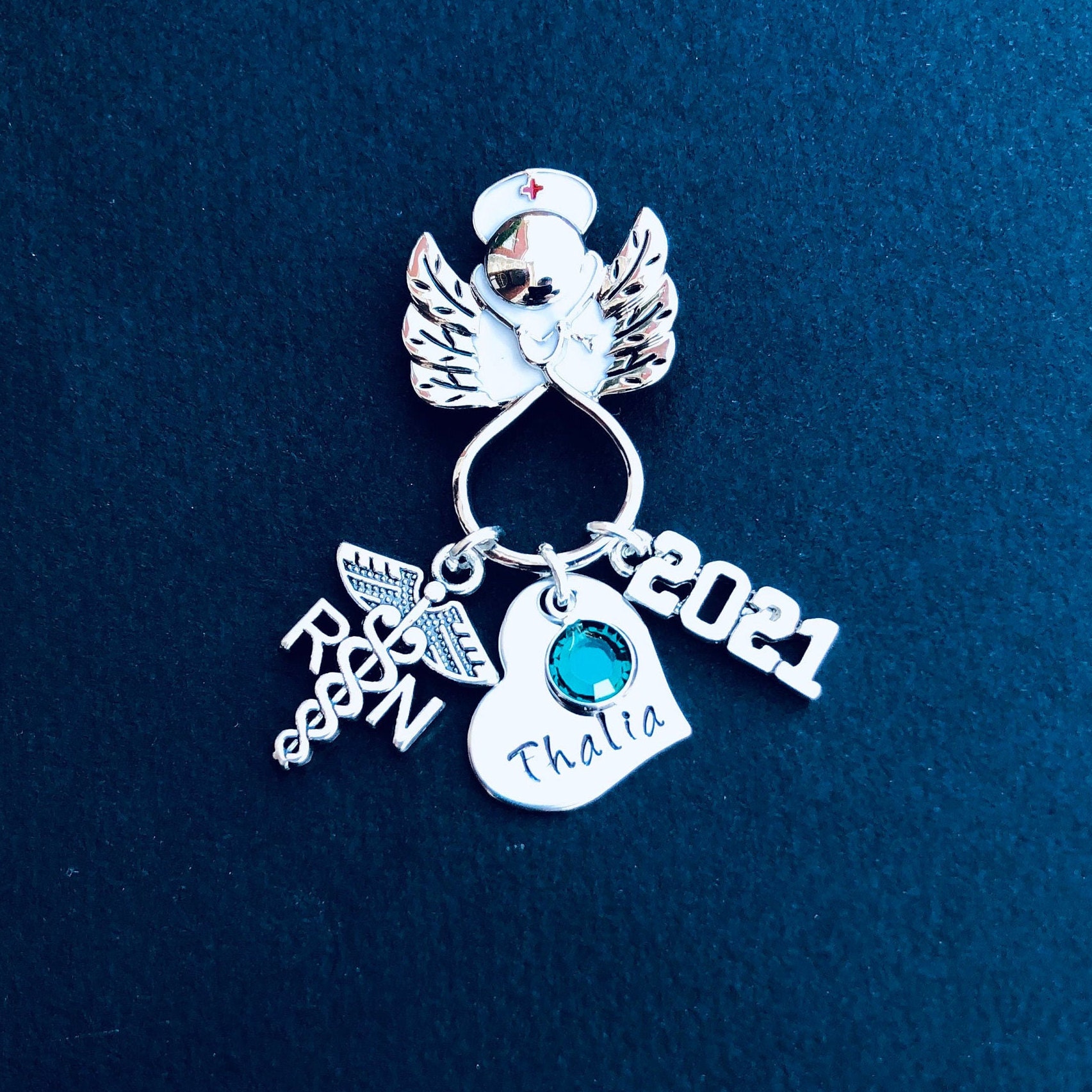 Personalized Nursing pin / LPN BSN RN lvn np / Nurse pin / | Etsy