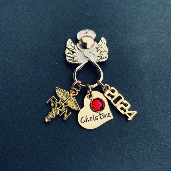 Gold Angel Pin - Etsy