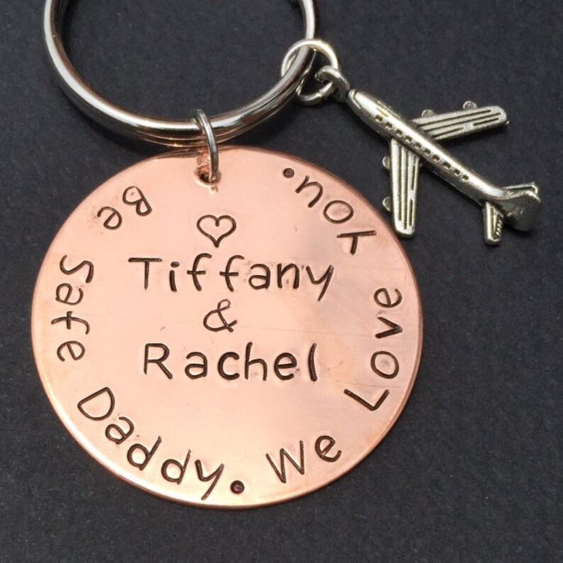 Be Safe Daddy We Love You Key Chain-fathers Day Gifts-gift for | Etsy