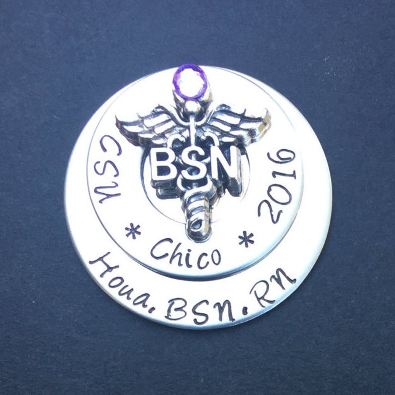 Personalized Nursing Pin / LPN BSN RN / Nurse Pin / Nursing Student ...