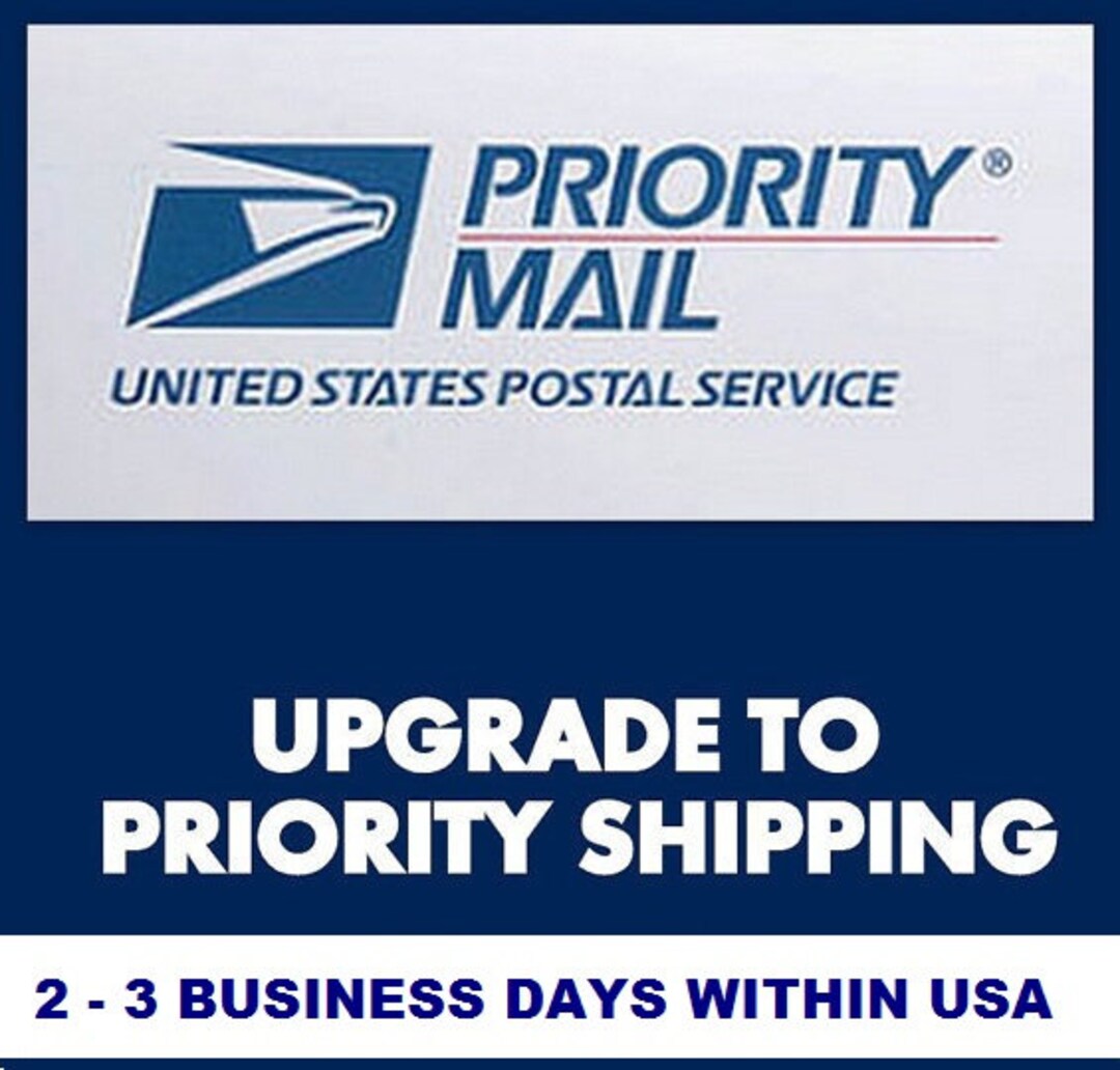 Upgrade Shipping Method From USPS First Class to USPS Priority - Etsy