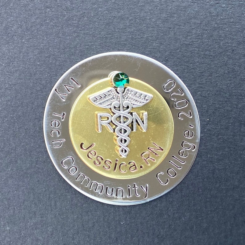 Personalized Nursing Pin/customized Nurse Pin/lpn BSN RN Nurse - Etsy