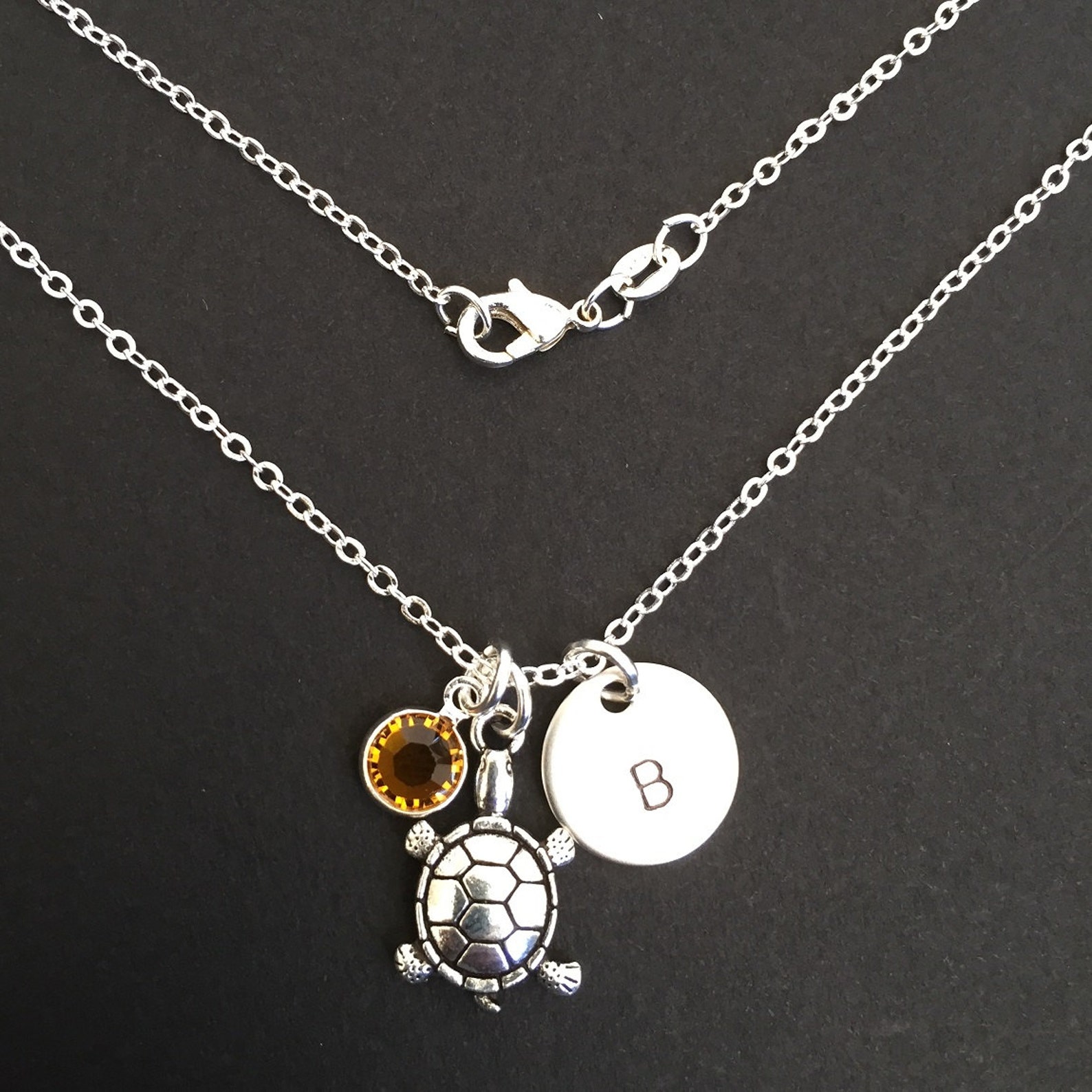 Turtle Necklace Custom Turtle Necklace Beach Lover Gift - Etsy