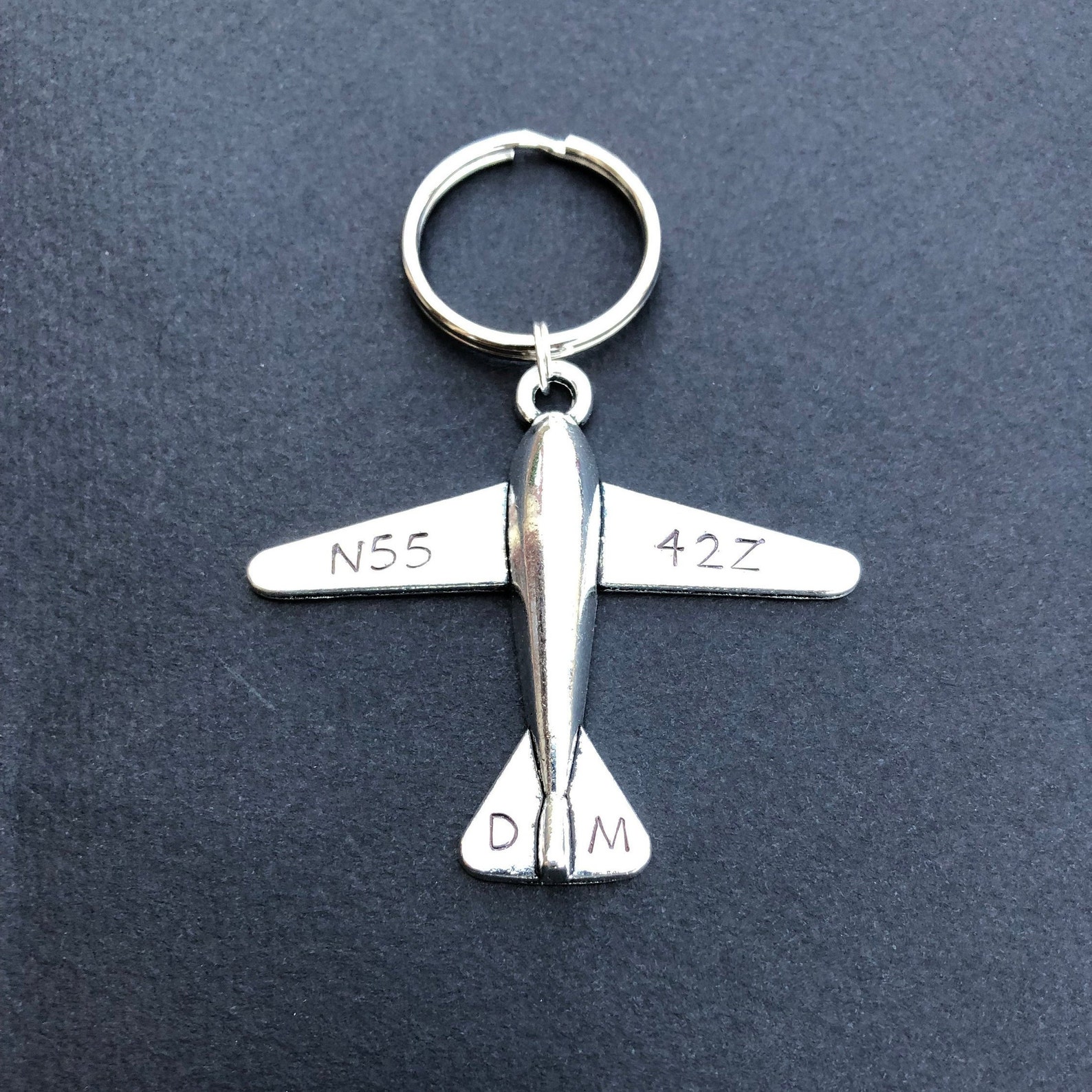 Plane Keychain Pilot Gift Airplane Keychain Airplane - Etsy
