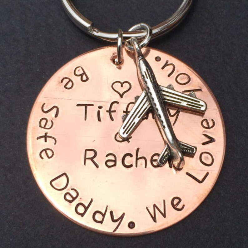 Be Safe Daddy We Love You Key Chain-fathers Day Gifts-gift for | Etsy