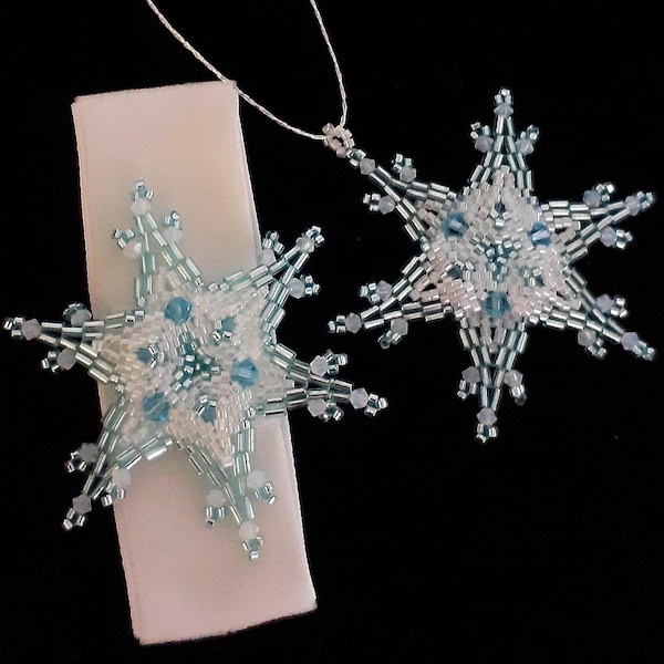 Beaded Snowflake Tutorial - Etsy