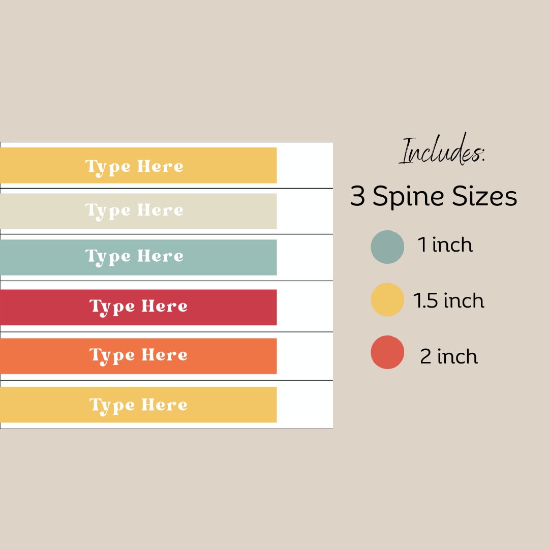 Retro Binder Covers and Spines, Editable Teacher Printables, Retro ...