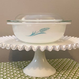 Pyrex Promo Blue Wheat Hostess Casserole 023 1 1/2 Quart - Etsy