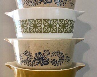 Pyrex Autumn Floral - Etsy