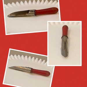 CHOICE - Vintage Kitchen Gadgets: Red Handle Utensils, Farmhouse Decor ...