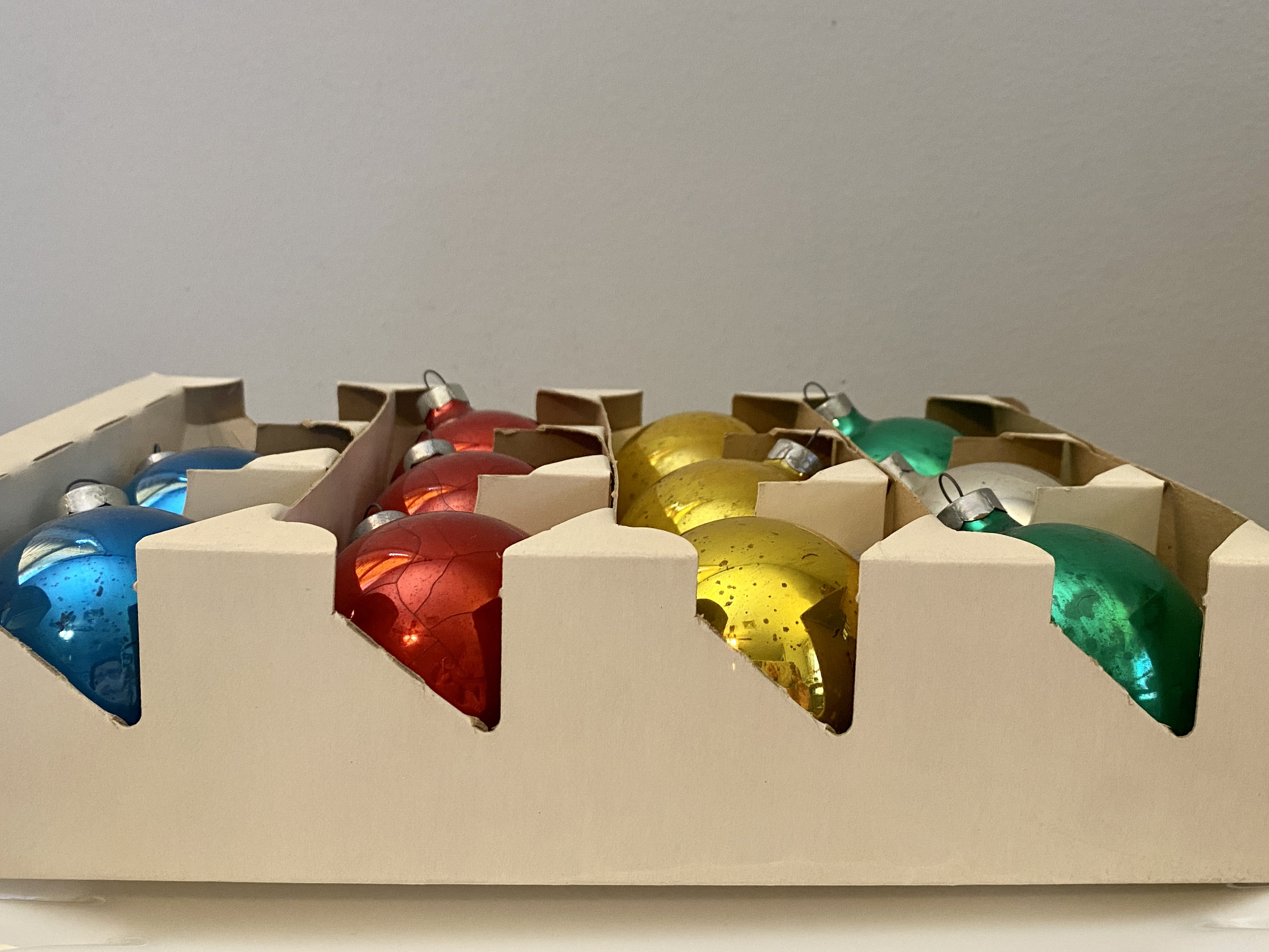 Vintage Paragon Tree Ornaments in Original Box MCM Mercury - Etsy