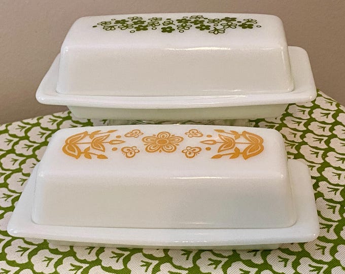Pyrex Butter! Butter! Butter! Dishes - Butterfly Gold & Spring Blossom ...